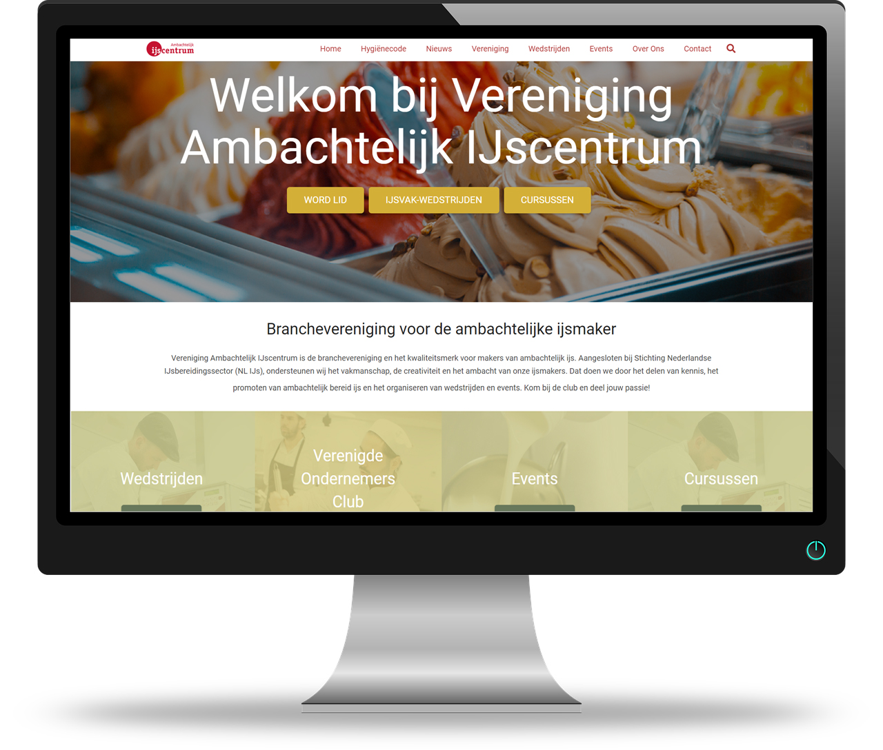 Website Ambachtelijk IJscentrum vernieuwd - VAIJ